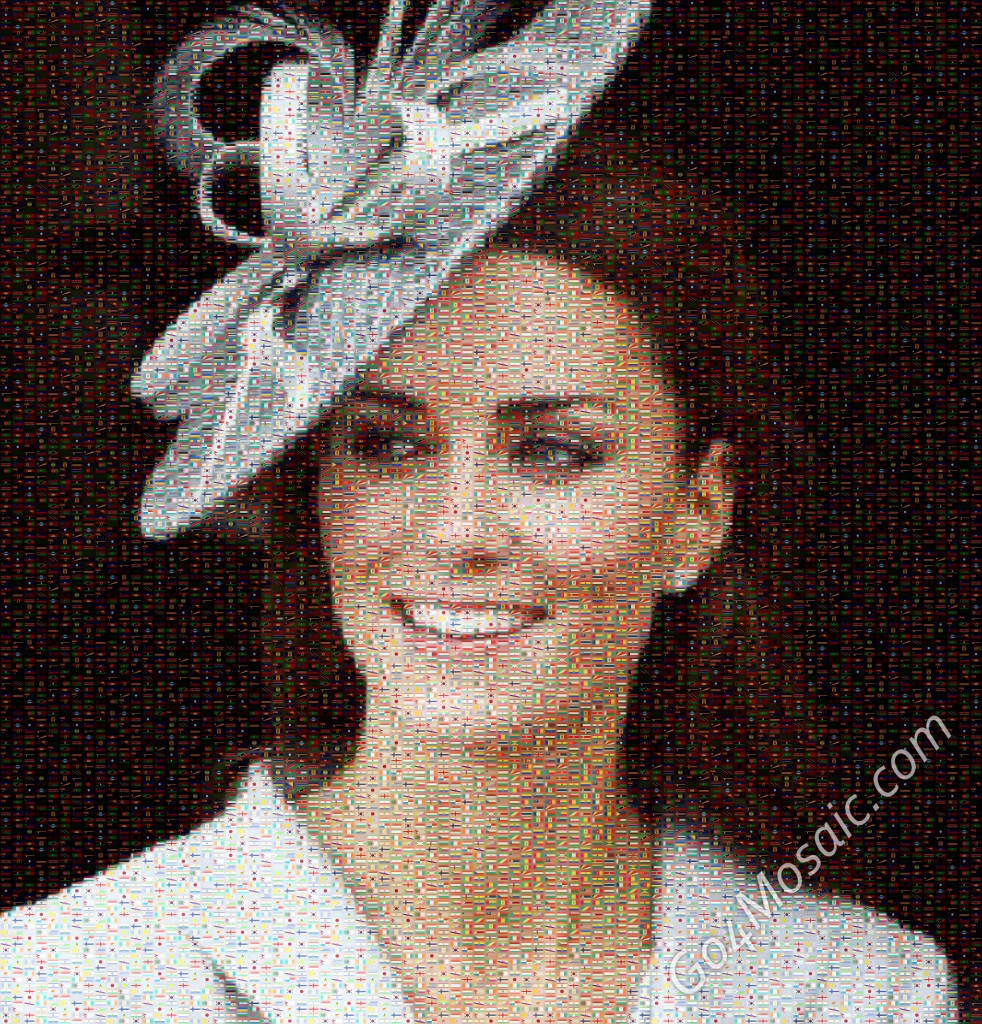 Go4mosaic Blog | Kate Middleton mosaic from flags